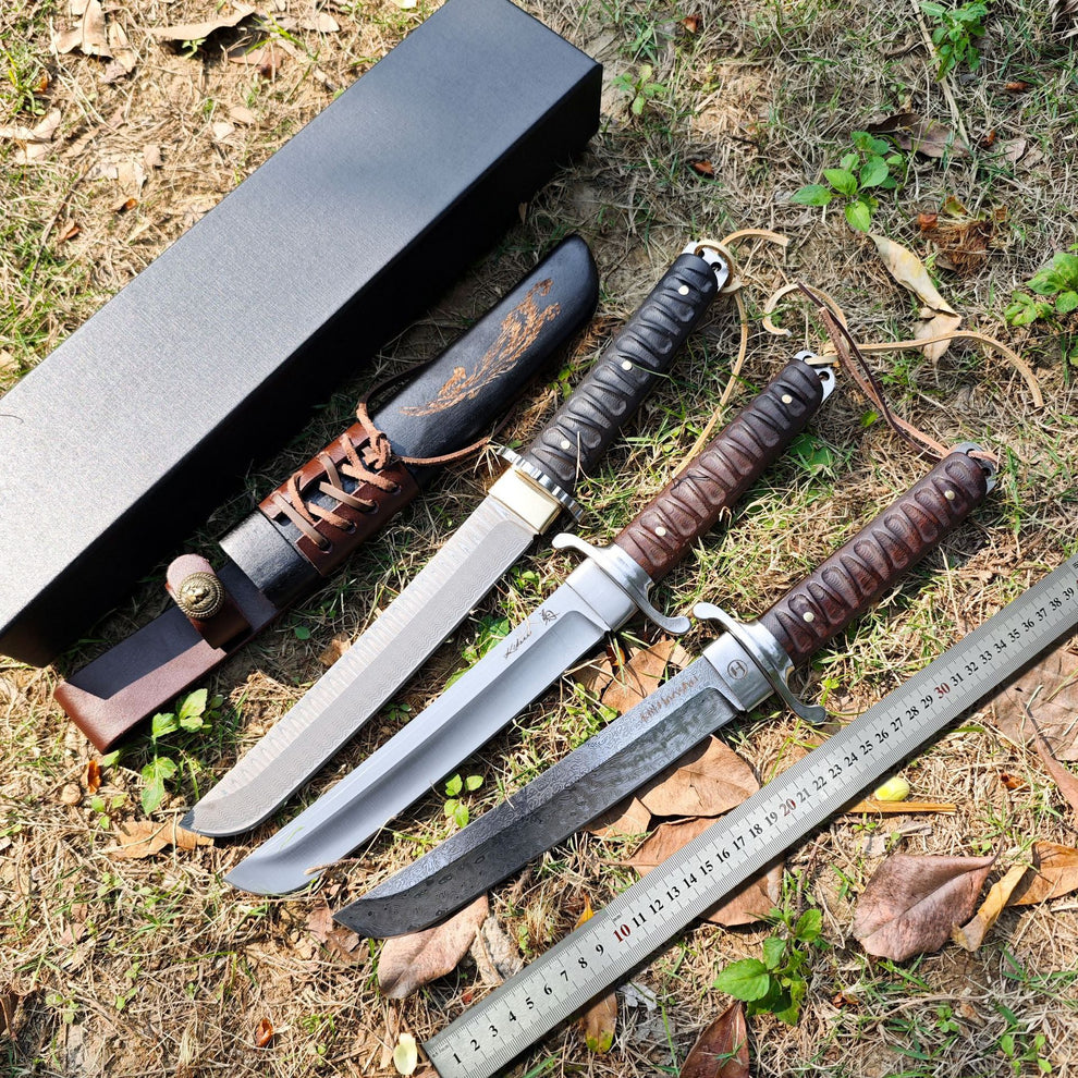 HERBERT - D2&VG10 | FULL TANG Camping Katana, jungle machete, obstacle ...