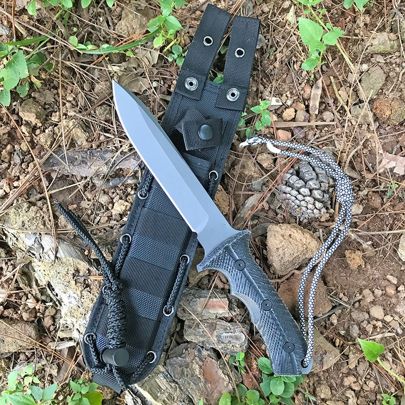 ATACK-M390 KASUMI™ Hunting Camping Knife FULL TANG straight knife ...