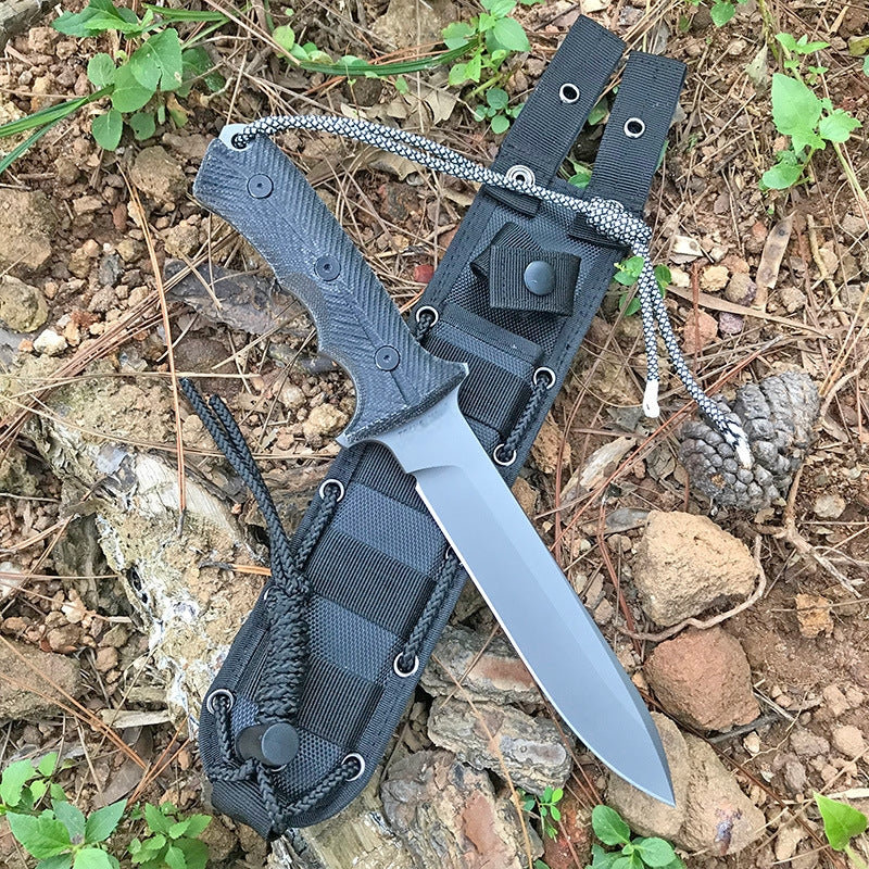 ATACK-M390 KASUMI™ Hunting Camping Knife FULL TANG straight knife ...