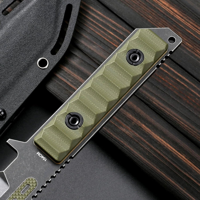 ARCHER - 154CM | FULL TANG Camping survival knife hiking camping ...